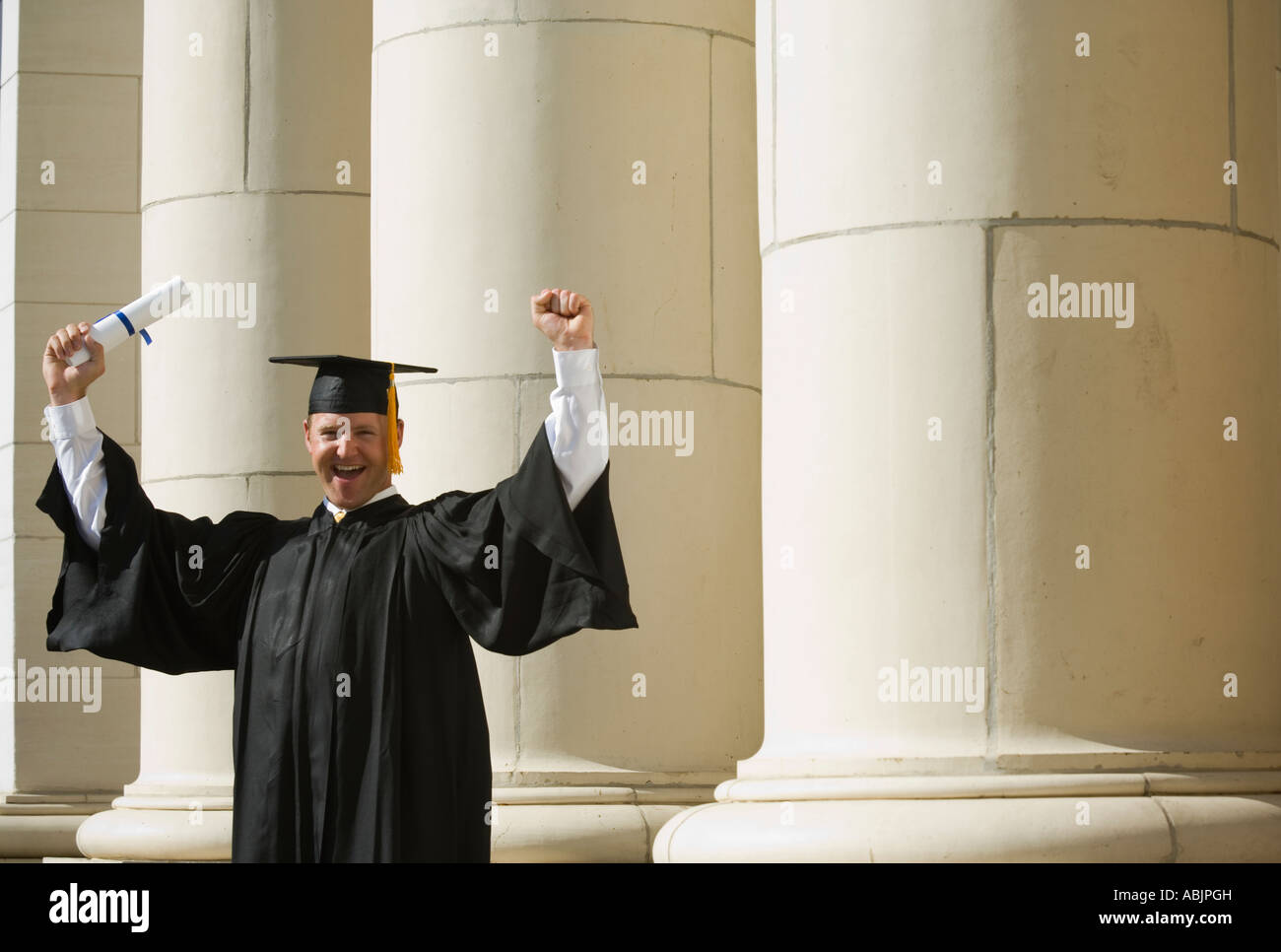 Cheering graduate hi-res stock photography and images - Alamy