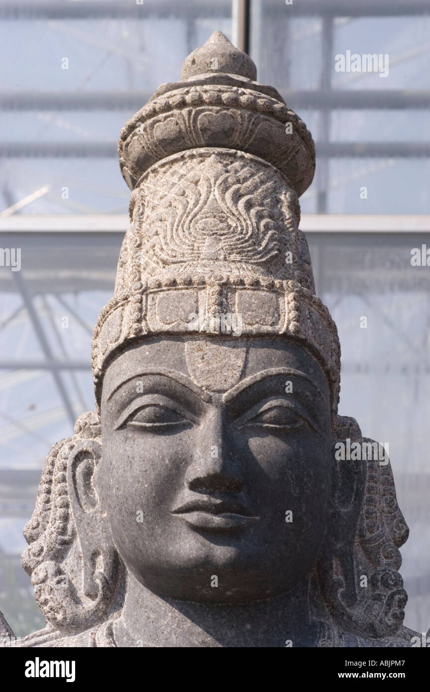 Rock sculpture of Hindu god Vishnu Stock Photo - Alamy