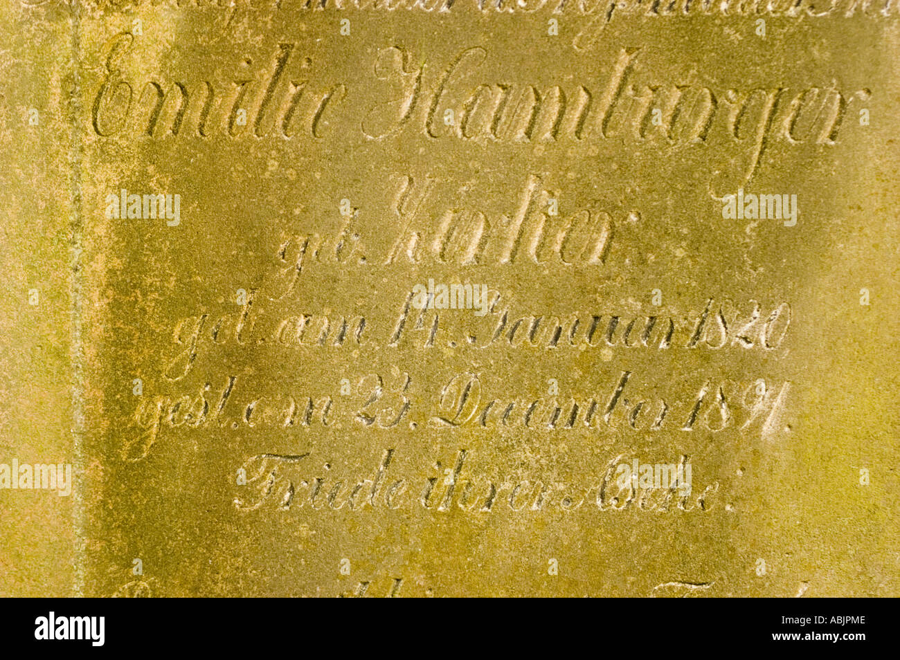Early 19th century inscription hi-res stock photography and images - Alamy