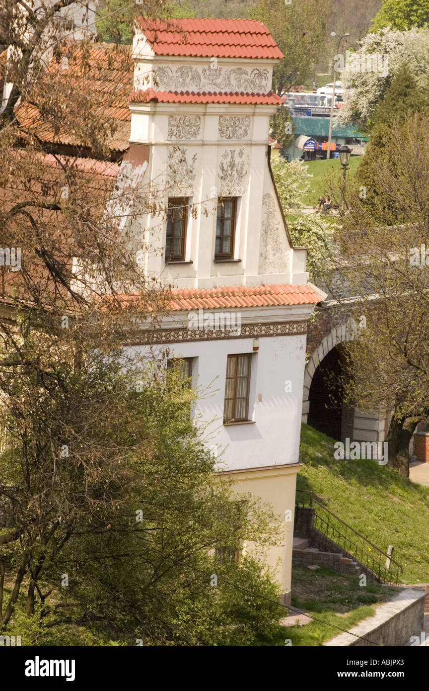 Historic old house in Lublin Poland featuring ornate facade decorations ...