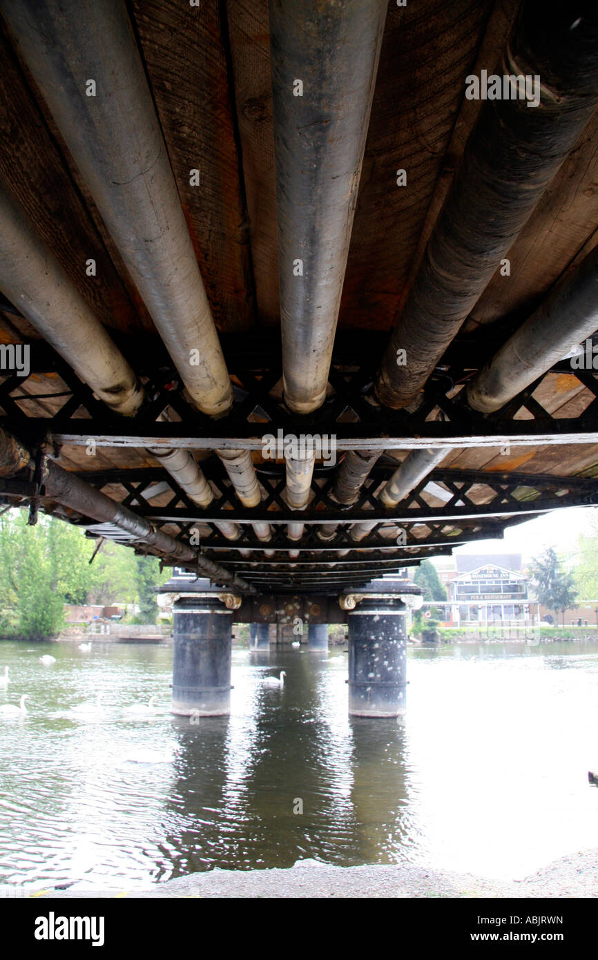 Under the Ferry Bridge, Burton on Trent, Staffordshire Stock Photo - Alamy