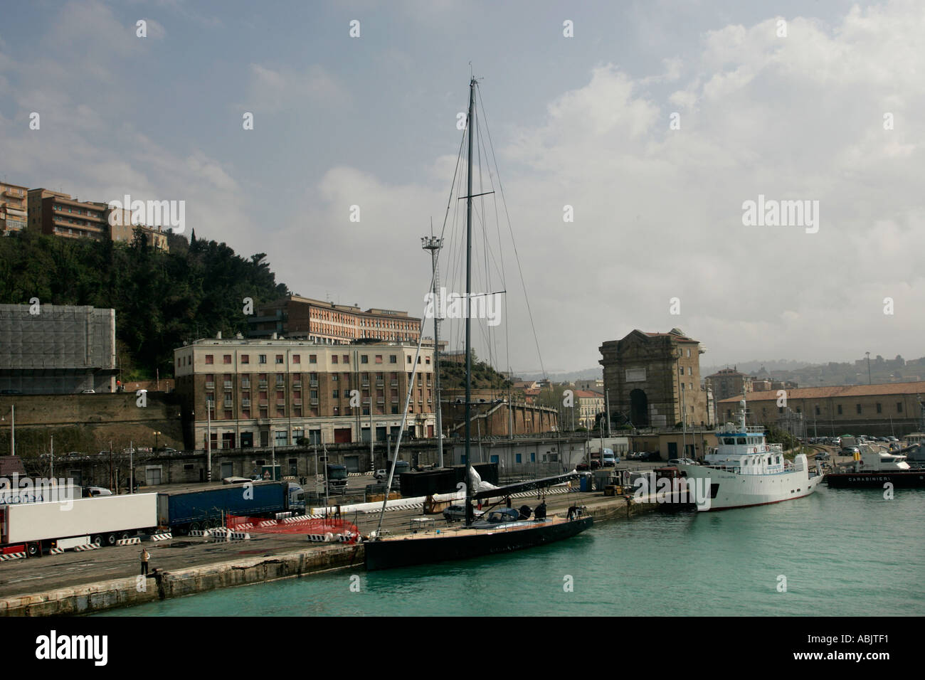 harbour of ancona italy Stock Photo - Alamy