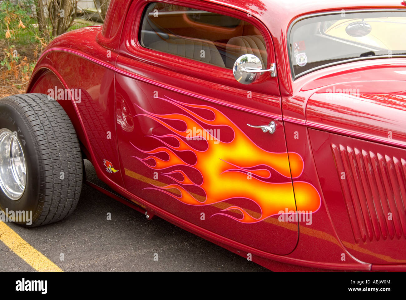 Hot Rod Flames Stock Photo - Alamy