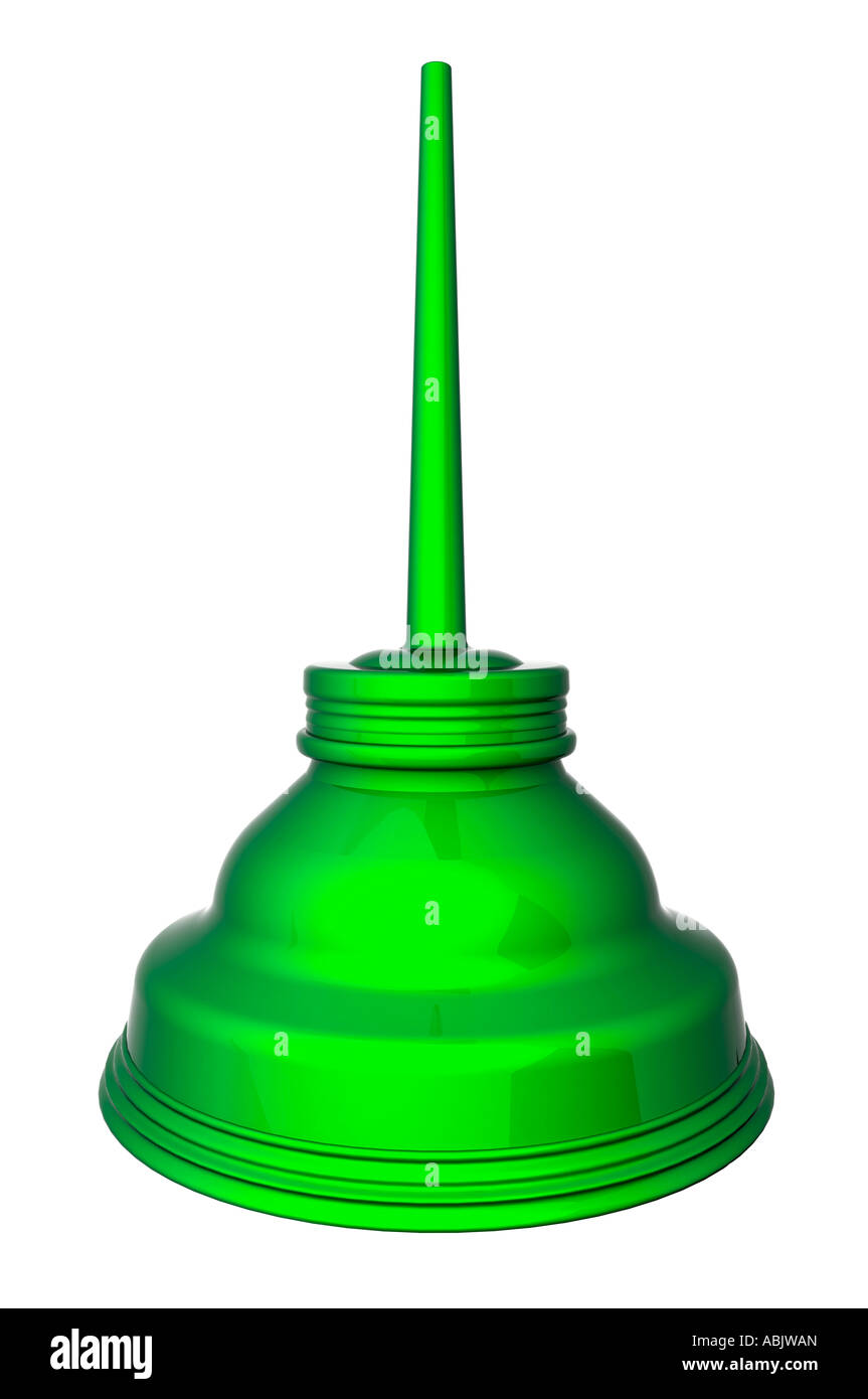 Green environment friendly Oil can Stock Photo - Alamy