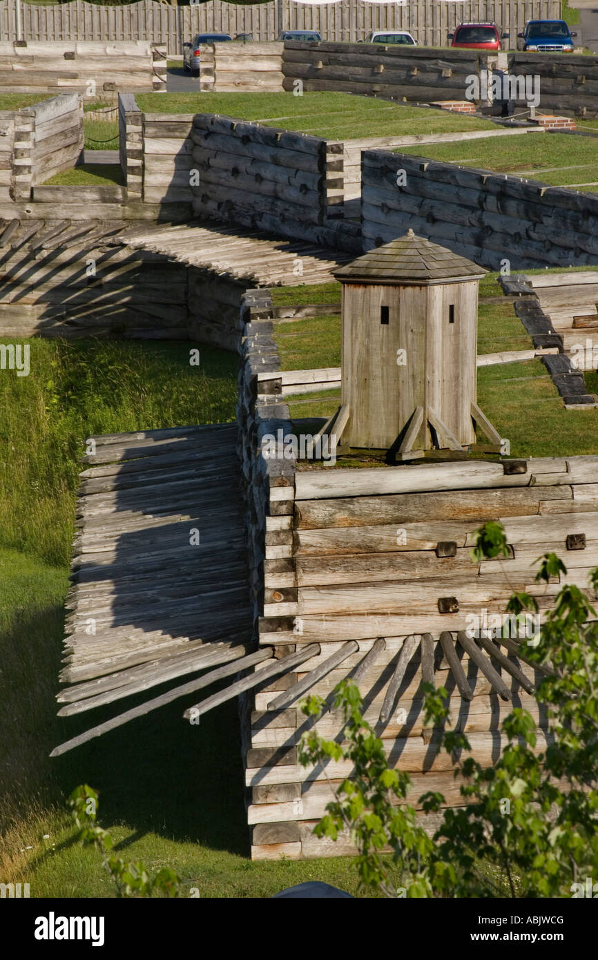 Fort Stanwix National Monument reconstruction 1970s Rome New York Oneida County Stock Photo - Alamy