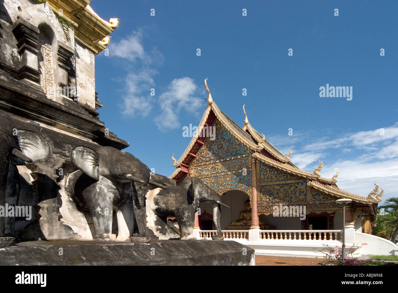Wat Chiang Man: the oldest temple in Chiang Mai. Elephant StuppaStuppa ...