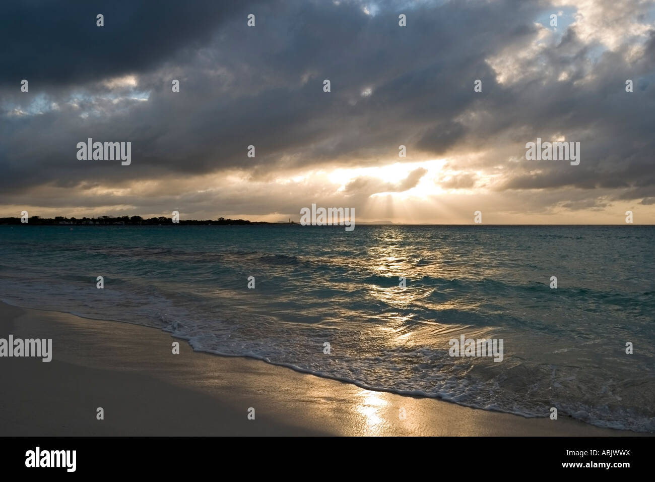 Cloudy tropical sky Stock Photo - Alamy
