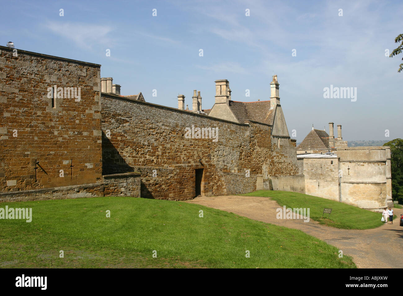 Rockingham Castle Corby Leicestershire Stock Photo - Alamy
