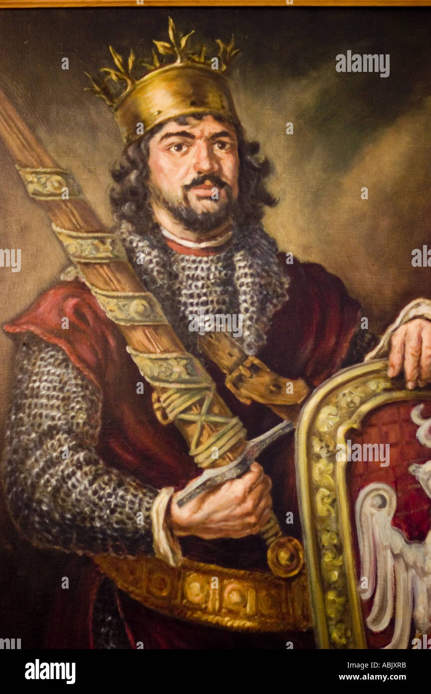 Portrait of Polish King Leszek Czarny 1241 1288 Poland Stock Photo - Alamy