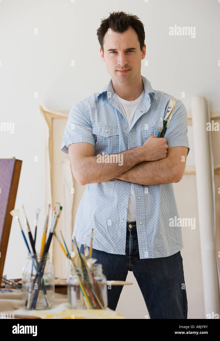 Portrait male artist in hi-res stock photography and images - Alamy