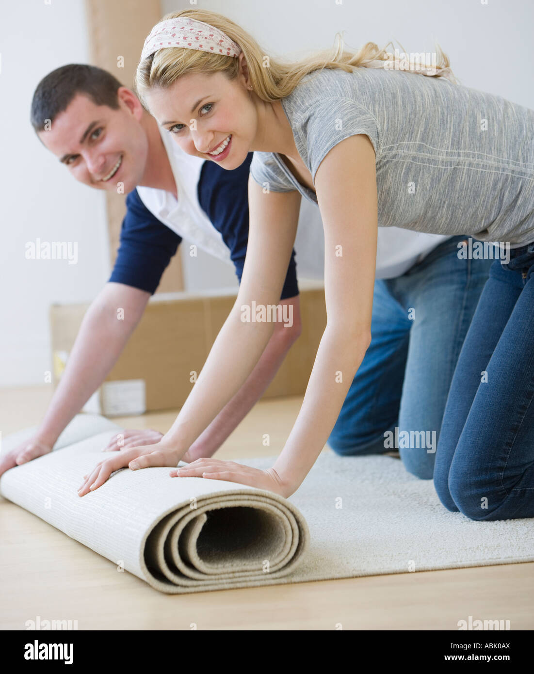 Unrolling the colour hi-res stock photography and images - Alamy