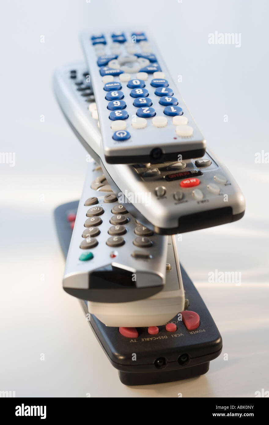 Stack of remote controls Stock Photo - Alamy