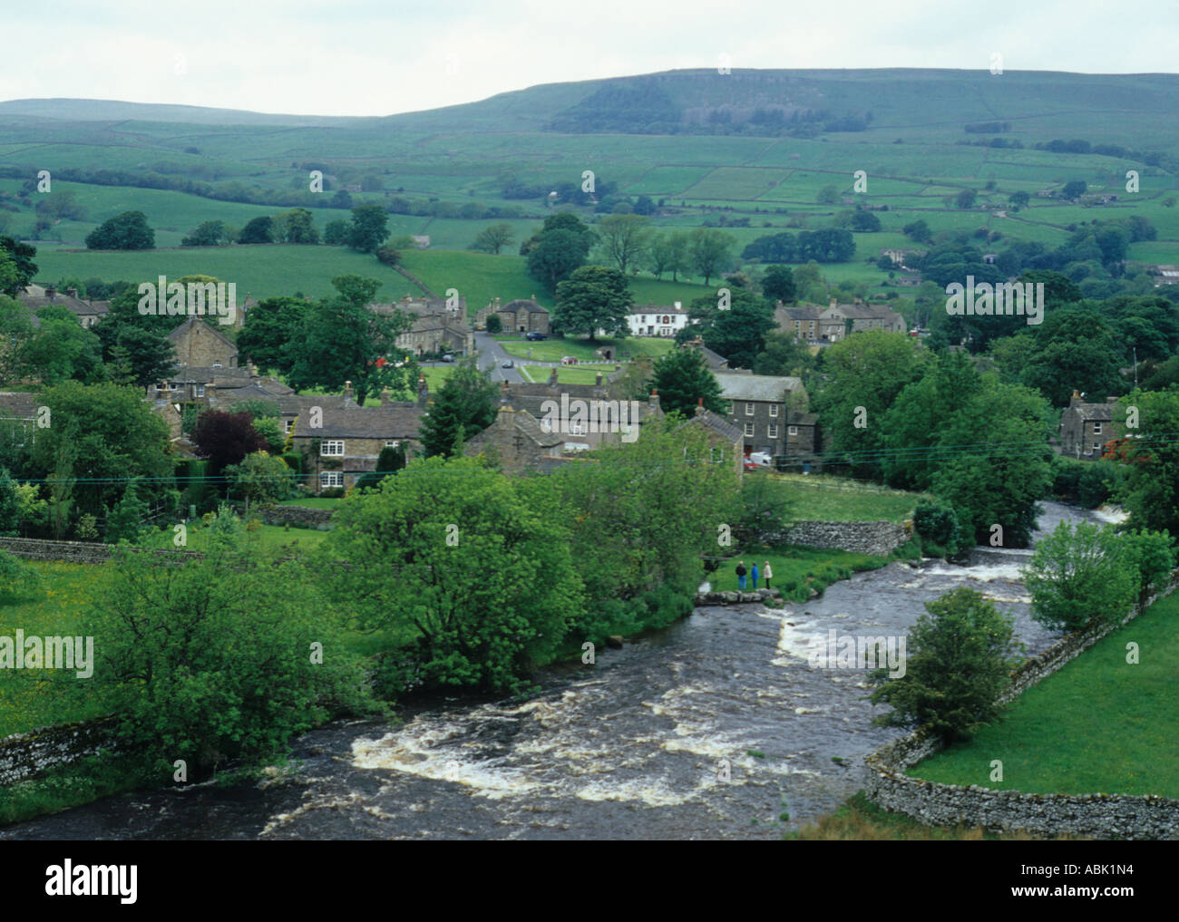 Bainbridge At Yorkshire Dales in Yorkshire Uk Stock Photo - Alamy