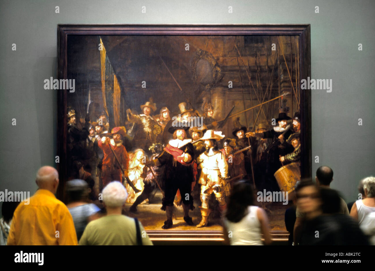 Rembrandt's Night watch in Rijkmuseum Amsterdam Holland Stock Photo - Alamy