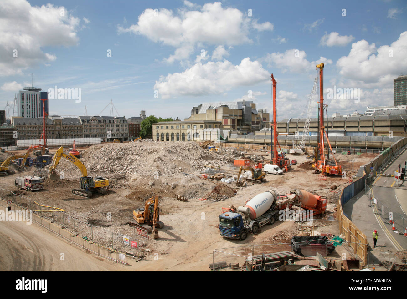 St Davids 2 Development Cardiff City Centre Stock Photo - Alamy
