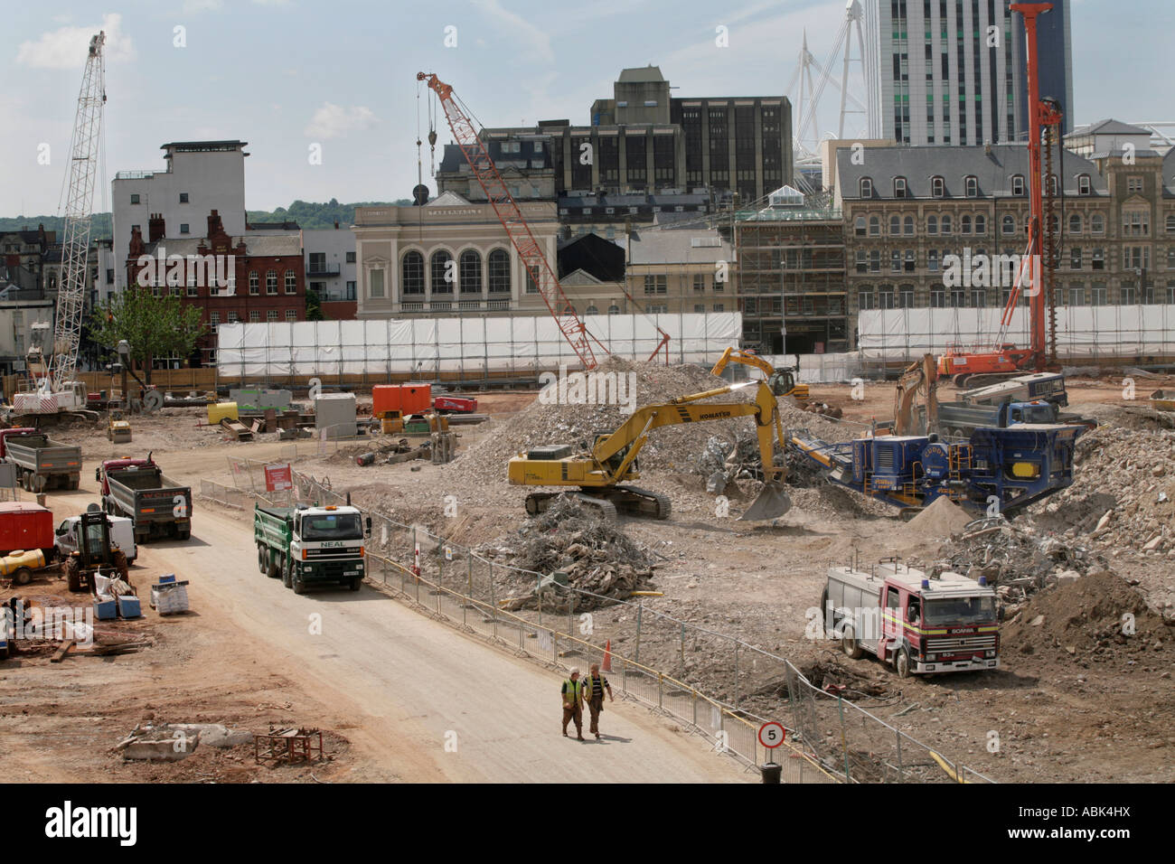 St Davids 2 Development Cardiff City Centre Stock Photo - Alamy