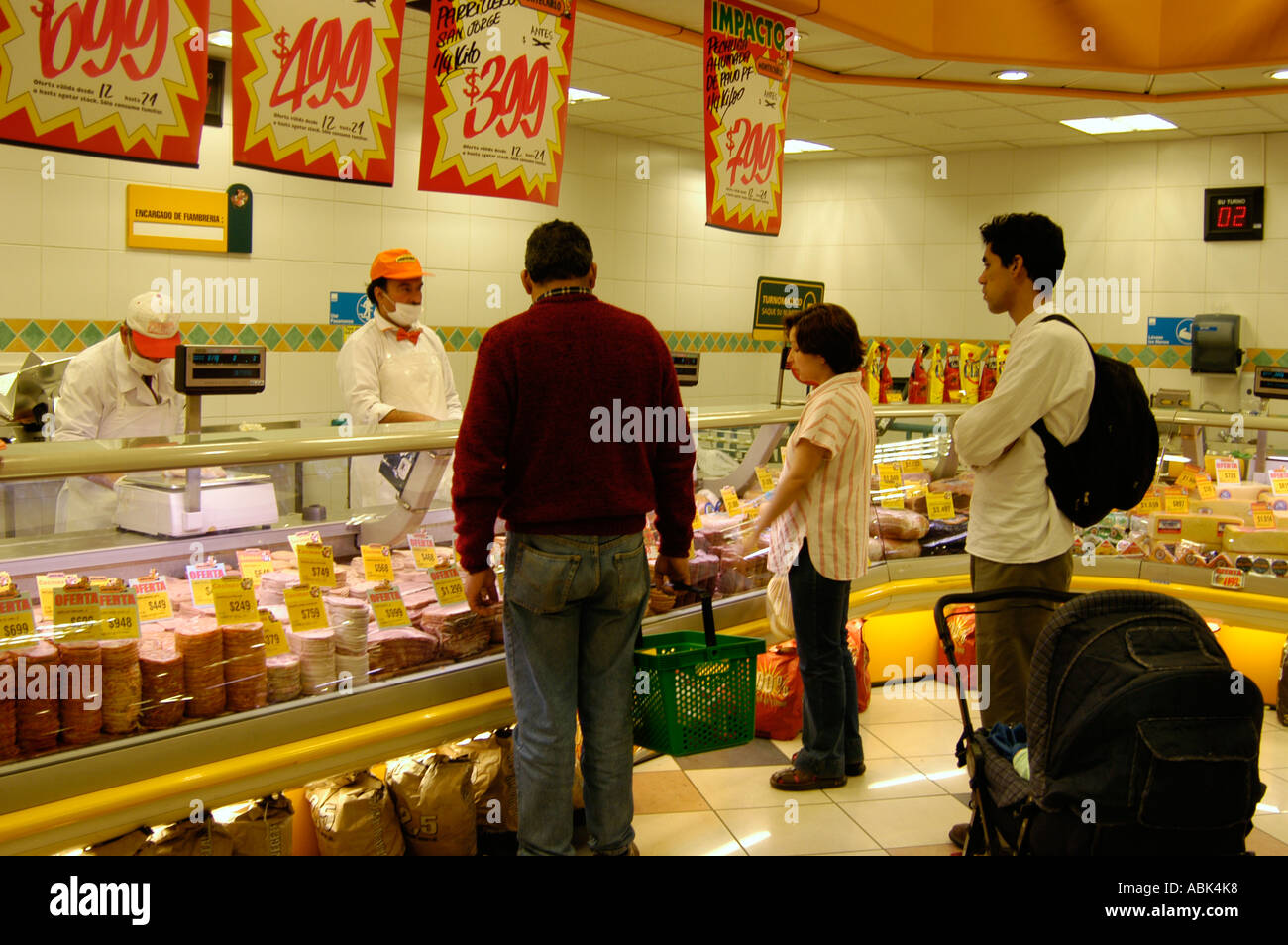 Supermarket in Santiago de Chile Stock Photo - Alamy