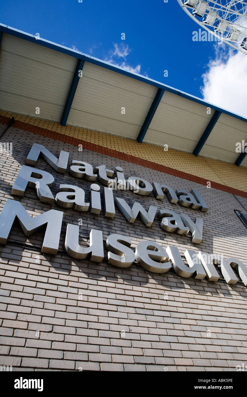 The National Railway Museum York Yorkshire England Stock Photo - Alamy