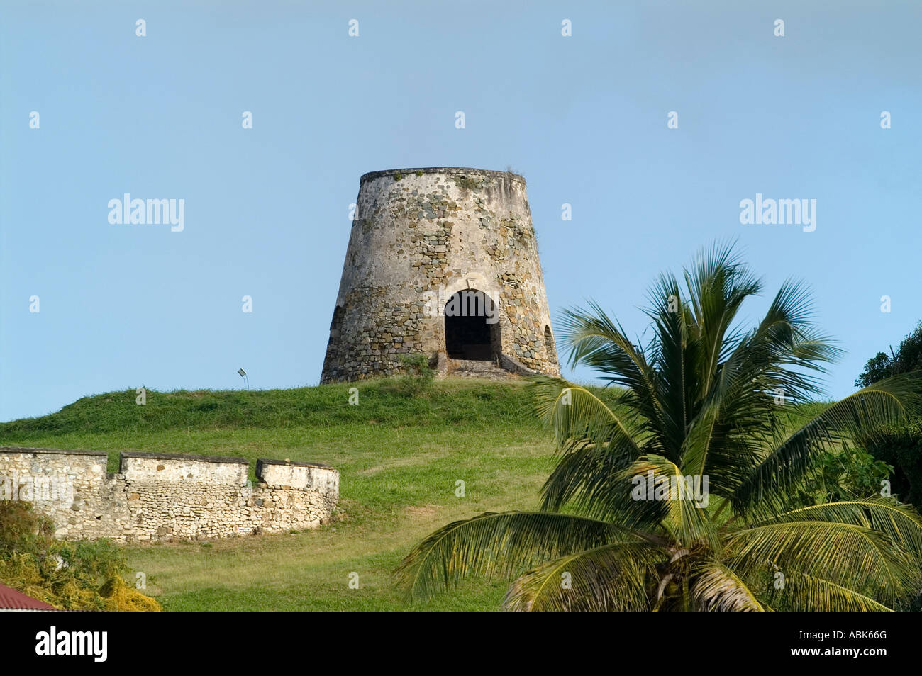 Sugar Cane Windmill, Rust Op Twist Plantation, St Croix, US Virgin ...