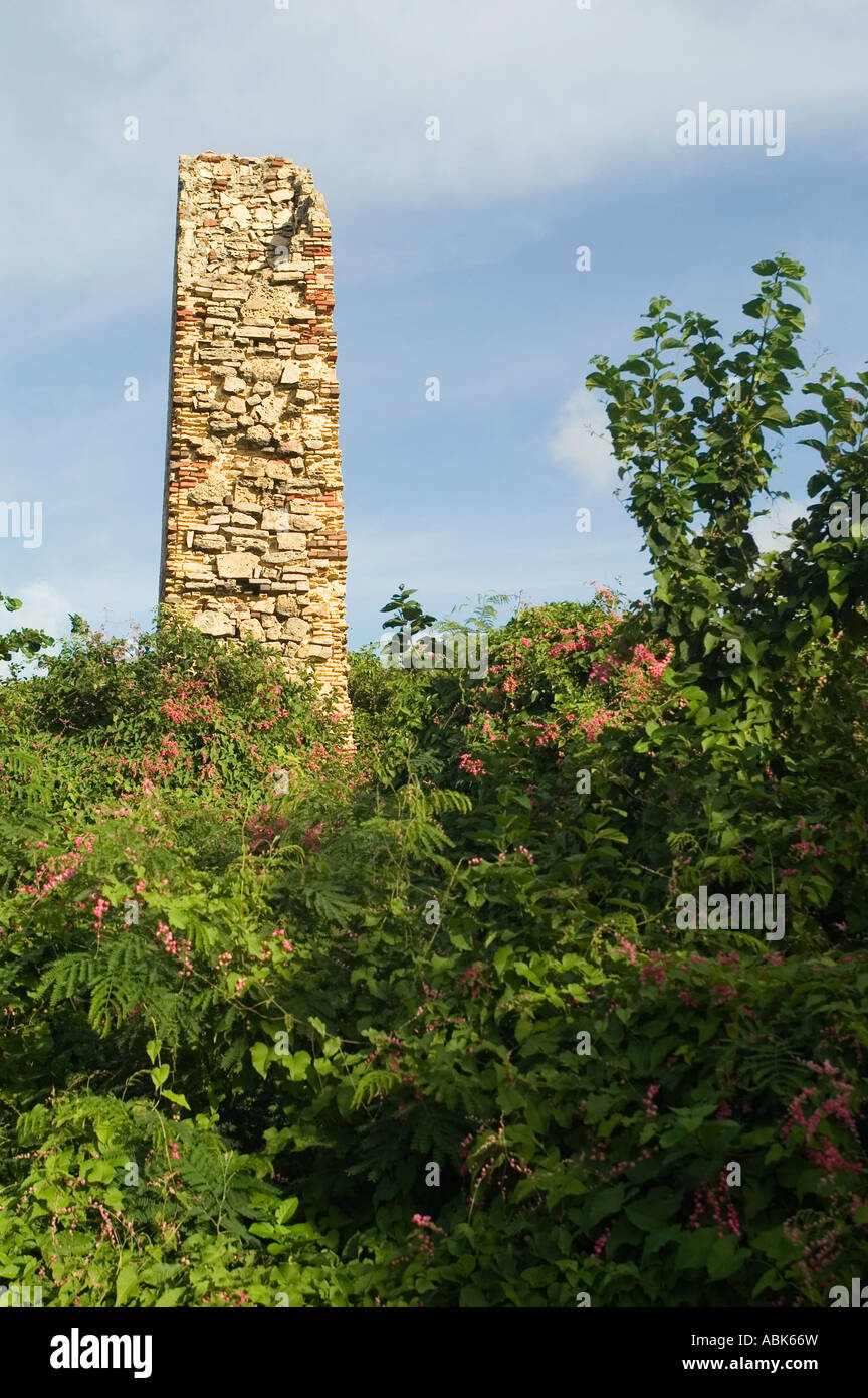 Chimney and Tropical Gardens, Estate Little Princess, Christiansted, St ...