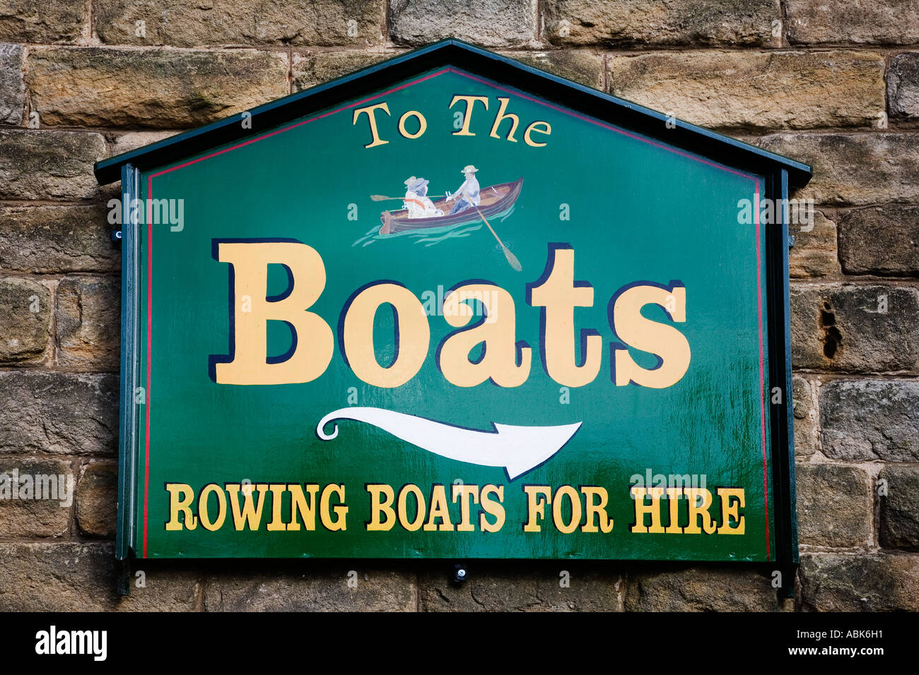 Row boat hire sign hi-res stock photography and images - Alamy