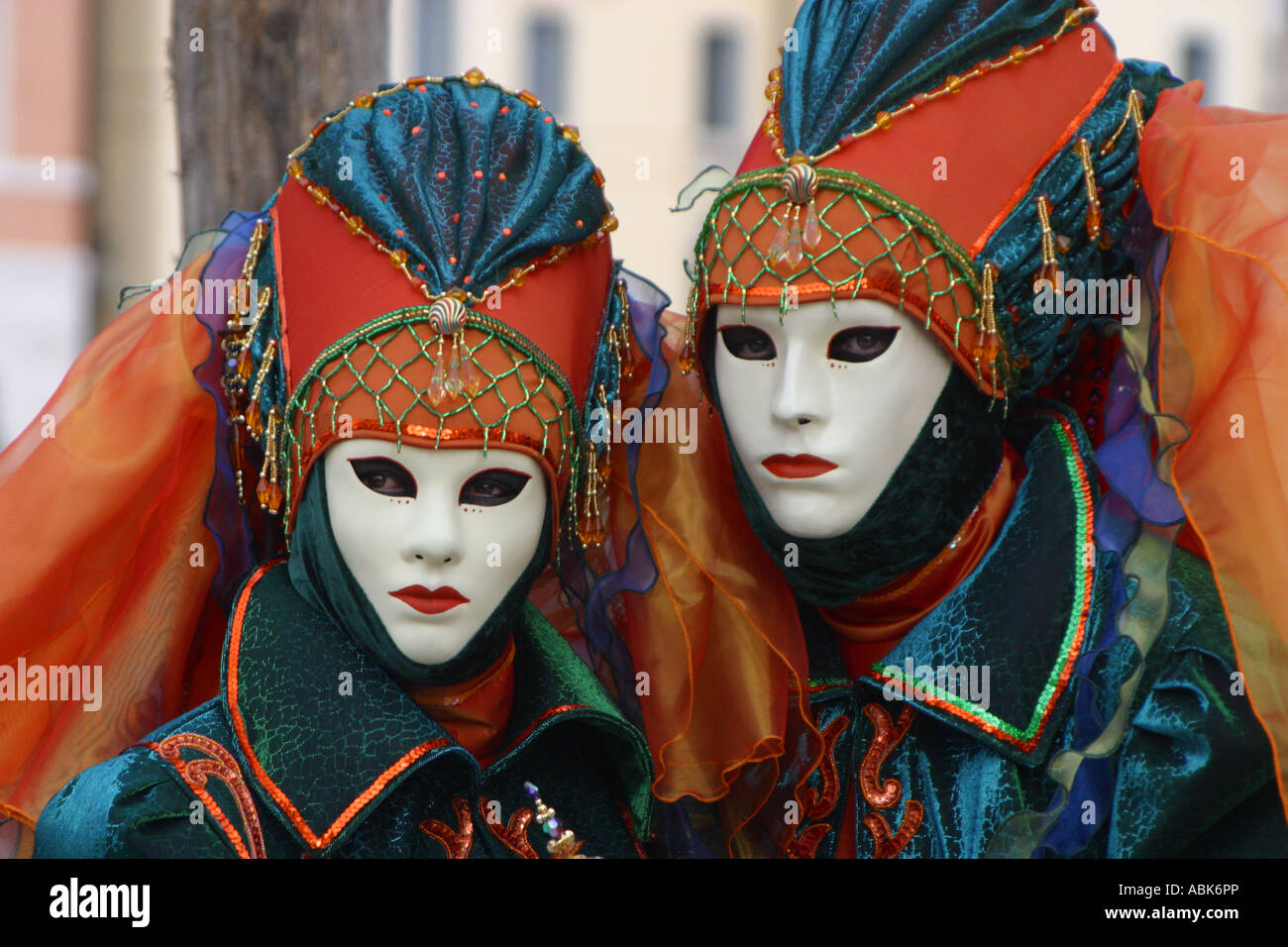 Two masked costume characters hi-res stock photography and images - Alamy