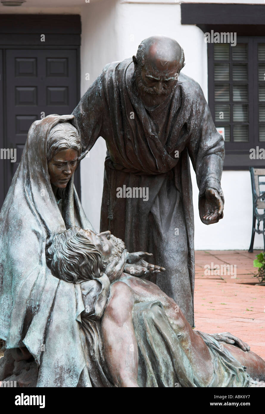 The Thirteenth Station of the Cross where Jesus is taken down from the ...