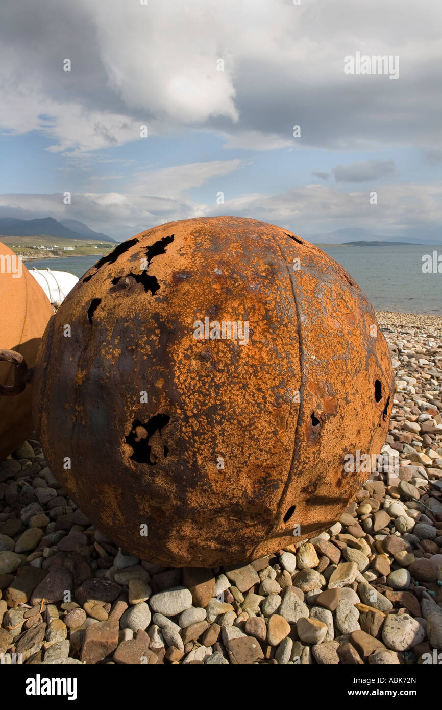 Rusty Old Buoys Stock Photo - Alamy