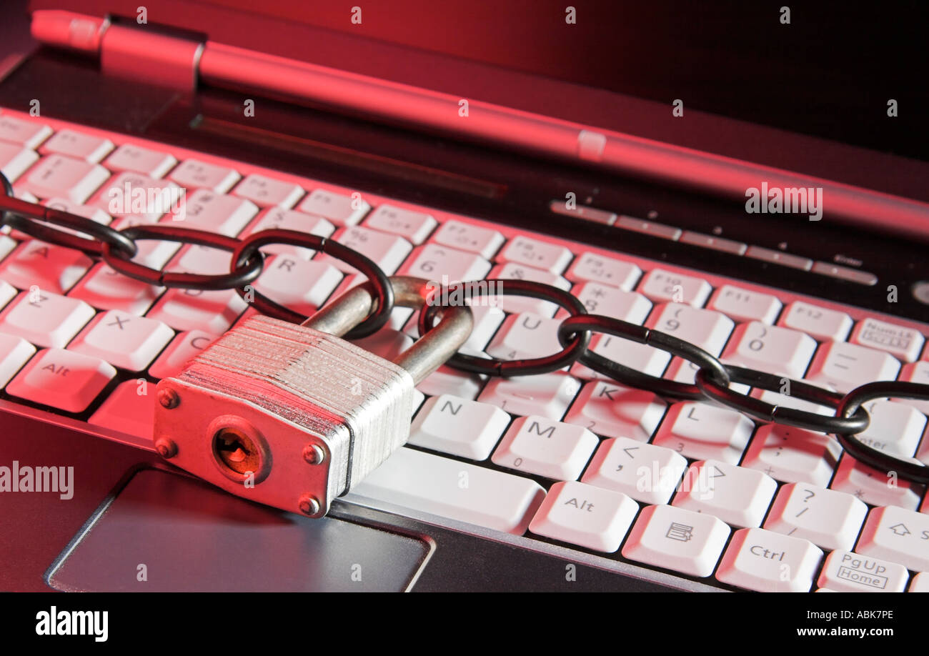 Computer security concept, all logos removed Stock Photo - Alamy