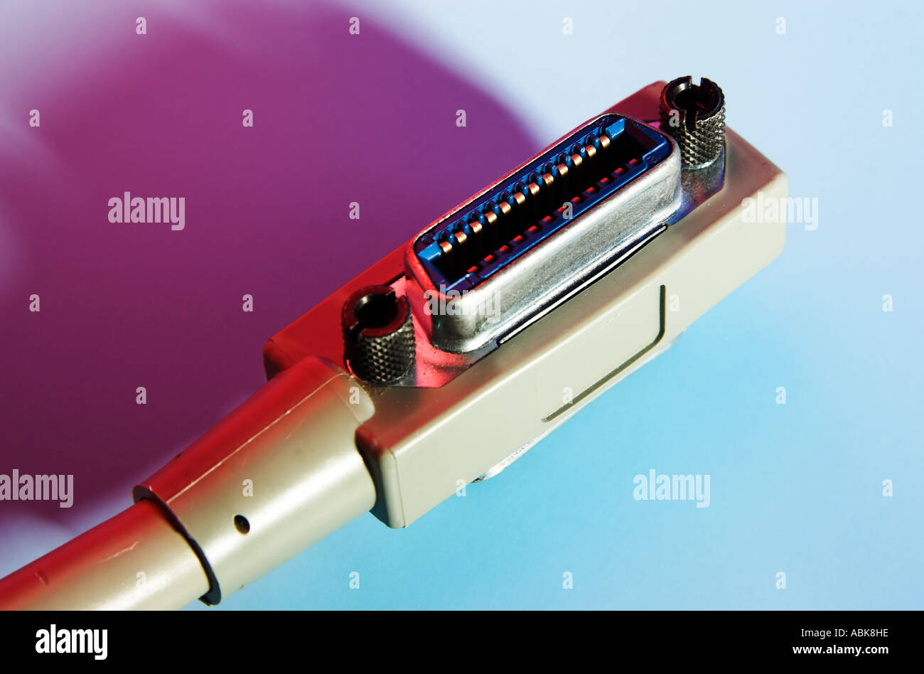 GPIB IEEE 488 cable Stock Photo - Alamy