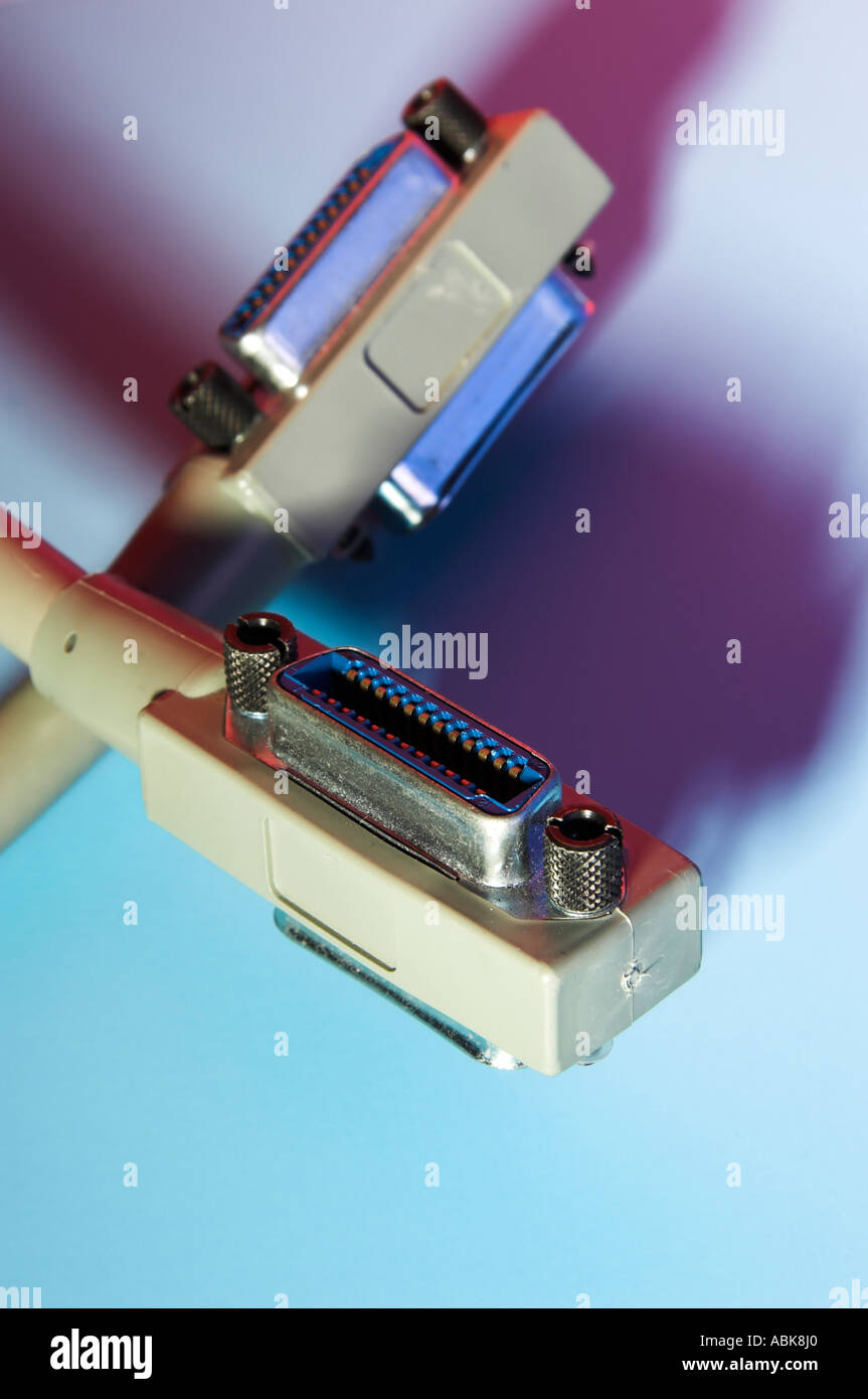 GPIB IEEE 488 cable Stock Photo - Alamy