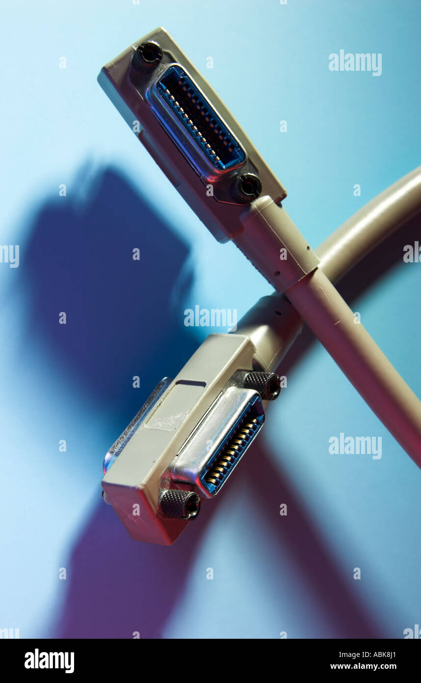 GPIB IEEE 488 cable Stock Photo - Alamy