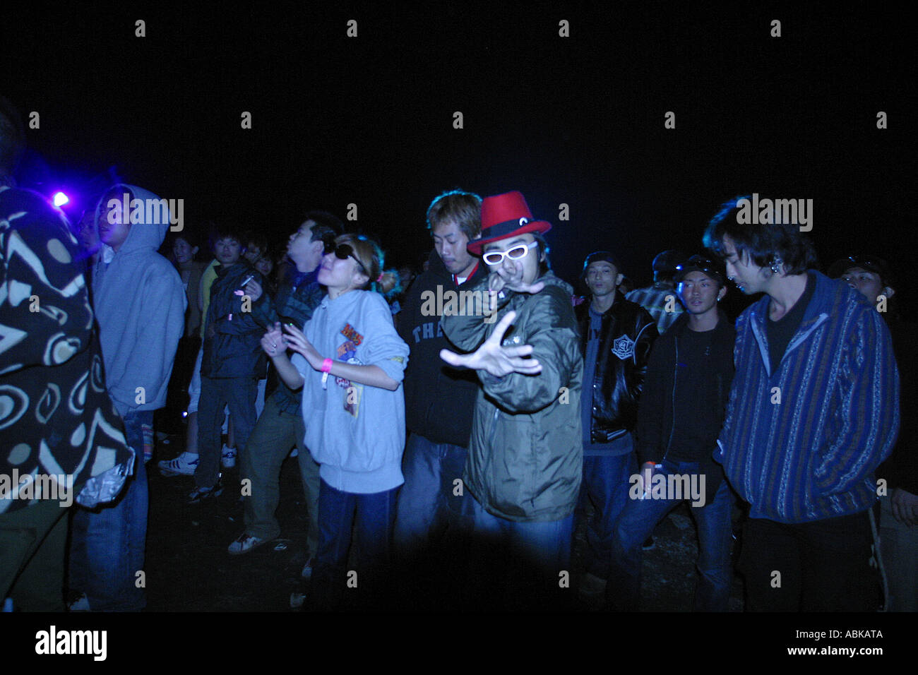 japanese youth at a rave in japan Stock Photo - Alamy