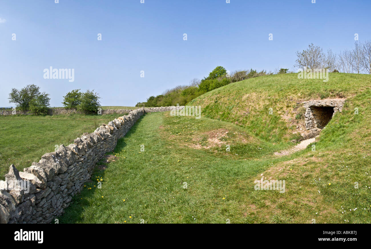 belas knap neolithic long barrow chambered tomb burial site winchcombe ...