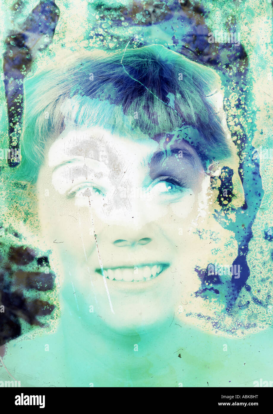 Distorted portrait hi-res stock photography and images - Alamy