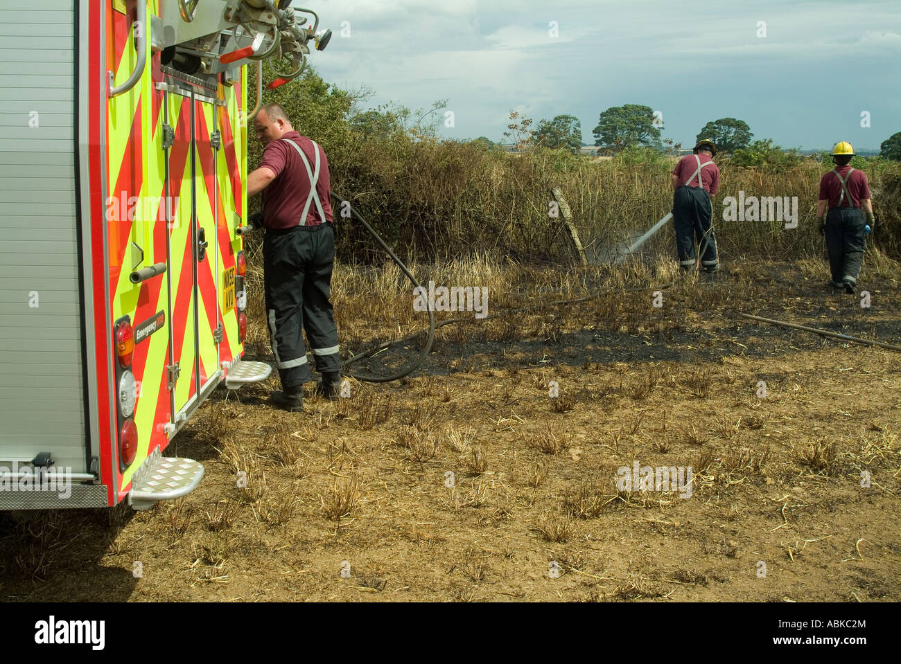Firemen in attendance hi-res stock photography and images - Alamy
