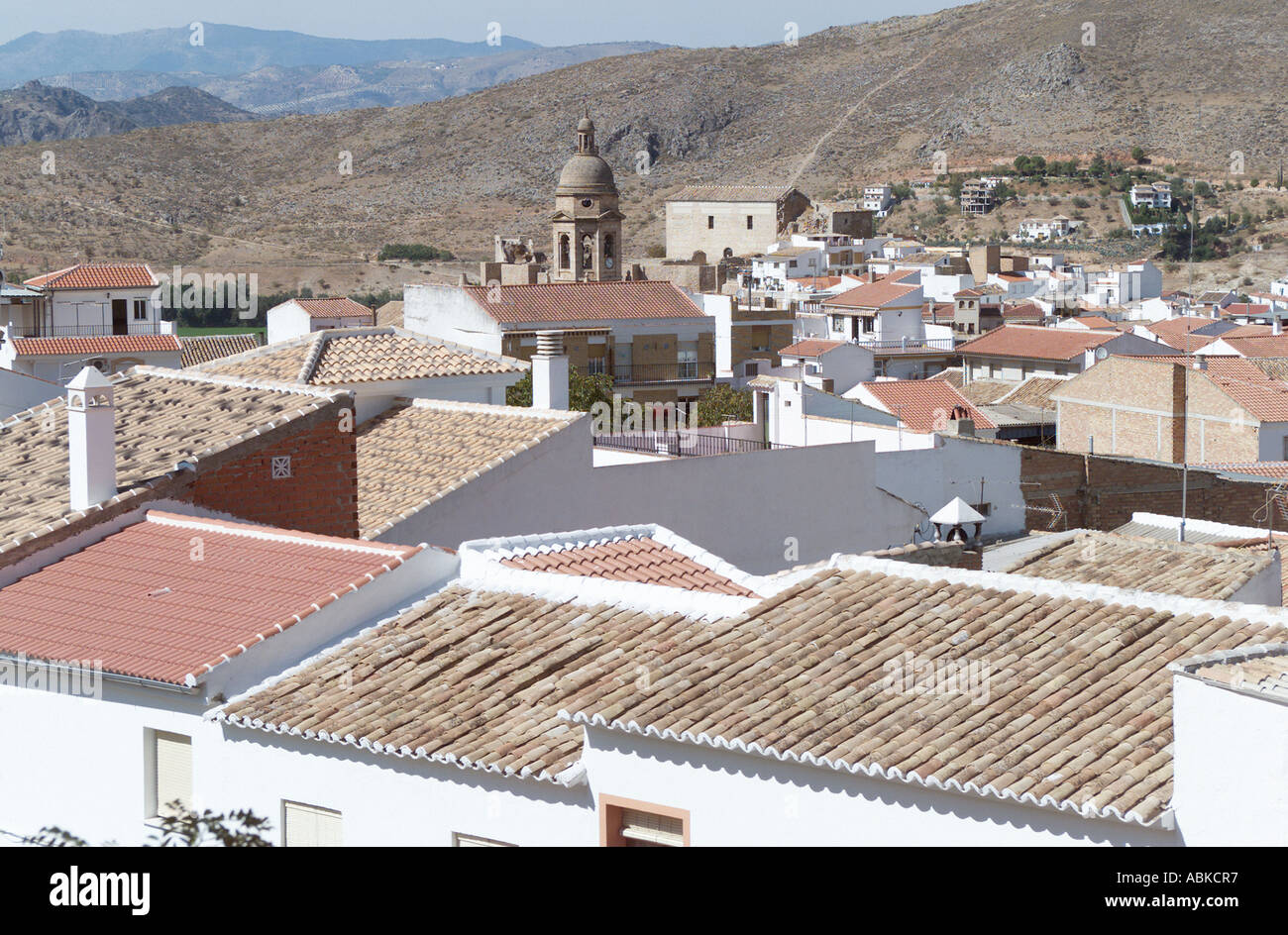 Spanish hillside village of Antiquera in Andalucia Stock Photo - Alamy