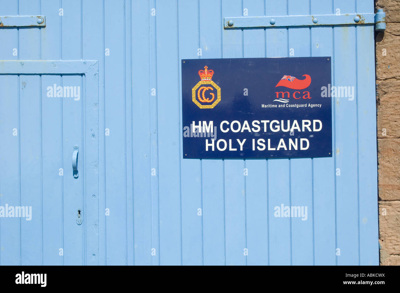Holy island of lindisfarne coastguard hi-res stock photography and ...