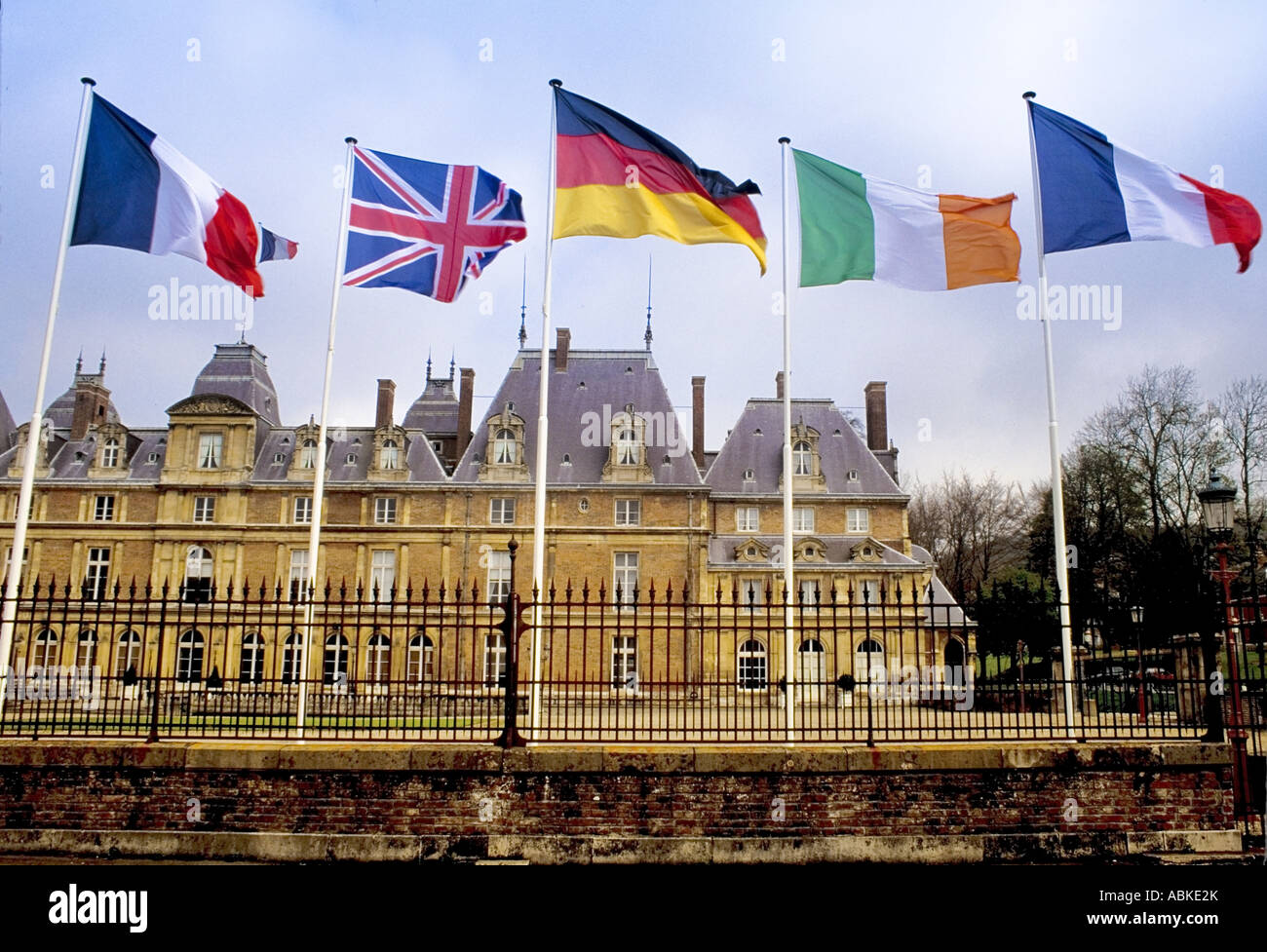 chateau flags europe european countries french uk german irish flags ...