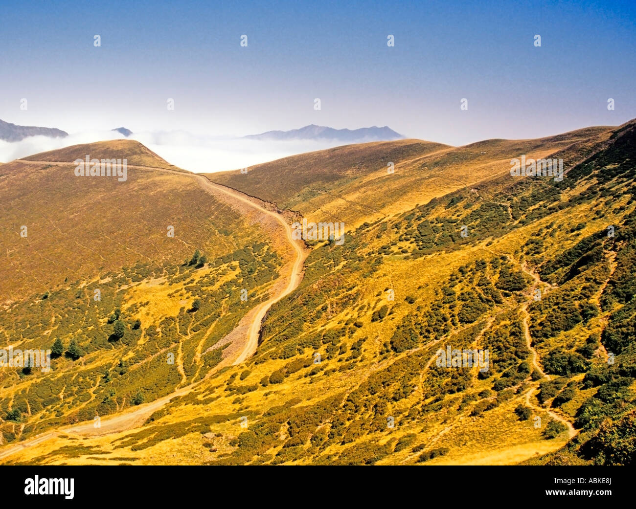 col d aubisque pyrenees atlantique aquitaine france Stock Photo - Alamy