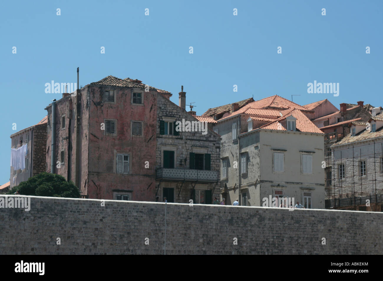 Stone buildings in Drovnic, Croatia Stock Photo - Alamy