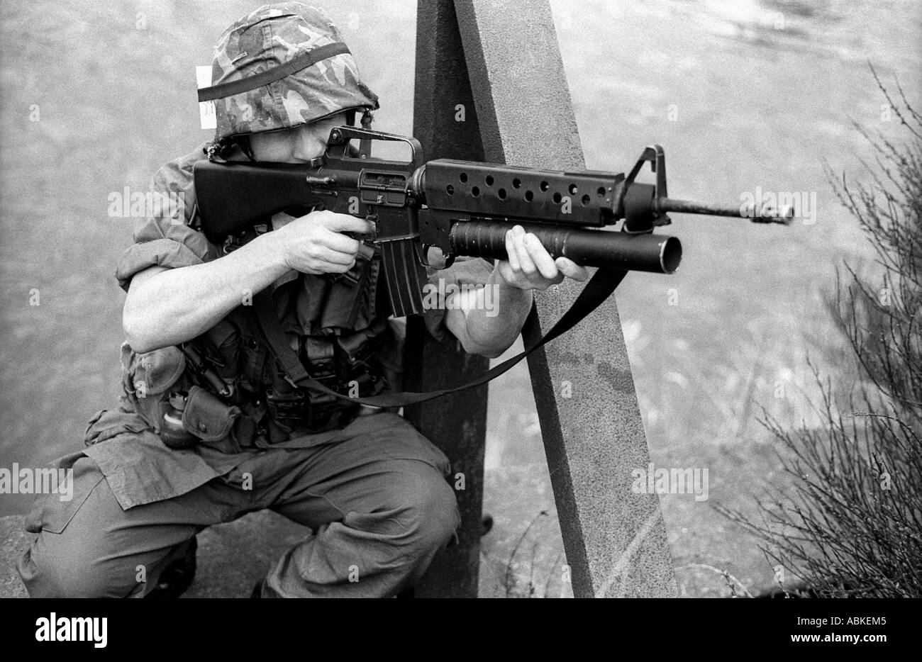 M16 rifle vietnam hi-res stock photography and images - Alamy