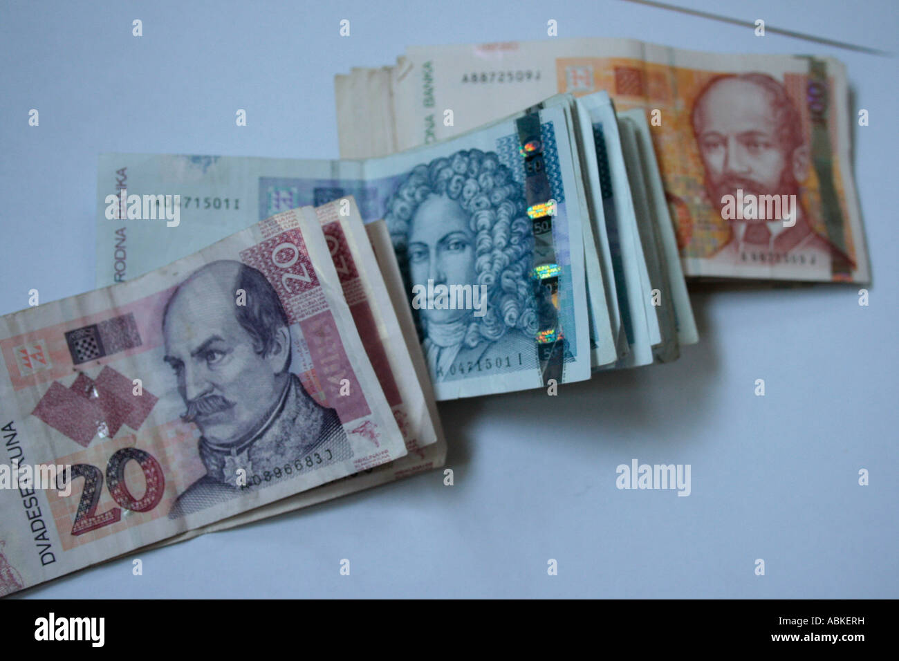 Croatia kuna money green hi-res stock photography and images - Alamy