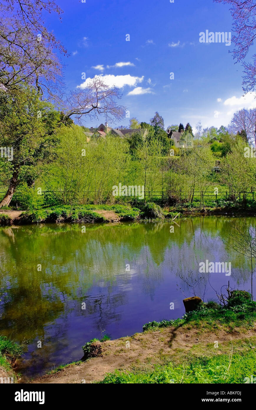 river teme ludlow shropshire england uk Stock Photo - Alamy