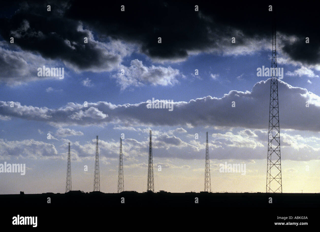 BBC World Service radio transmitters. Orfordness, Suffolk, UK Stock ...