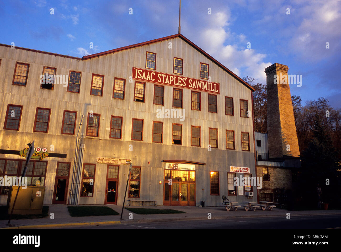 HISTORIC ISAAC STAPLES SAWMILL IN STILLWATER, MINNESOTA HOUSES ANTIQUE ...