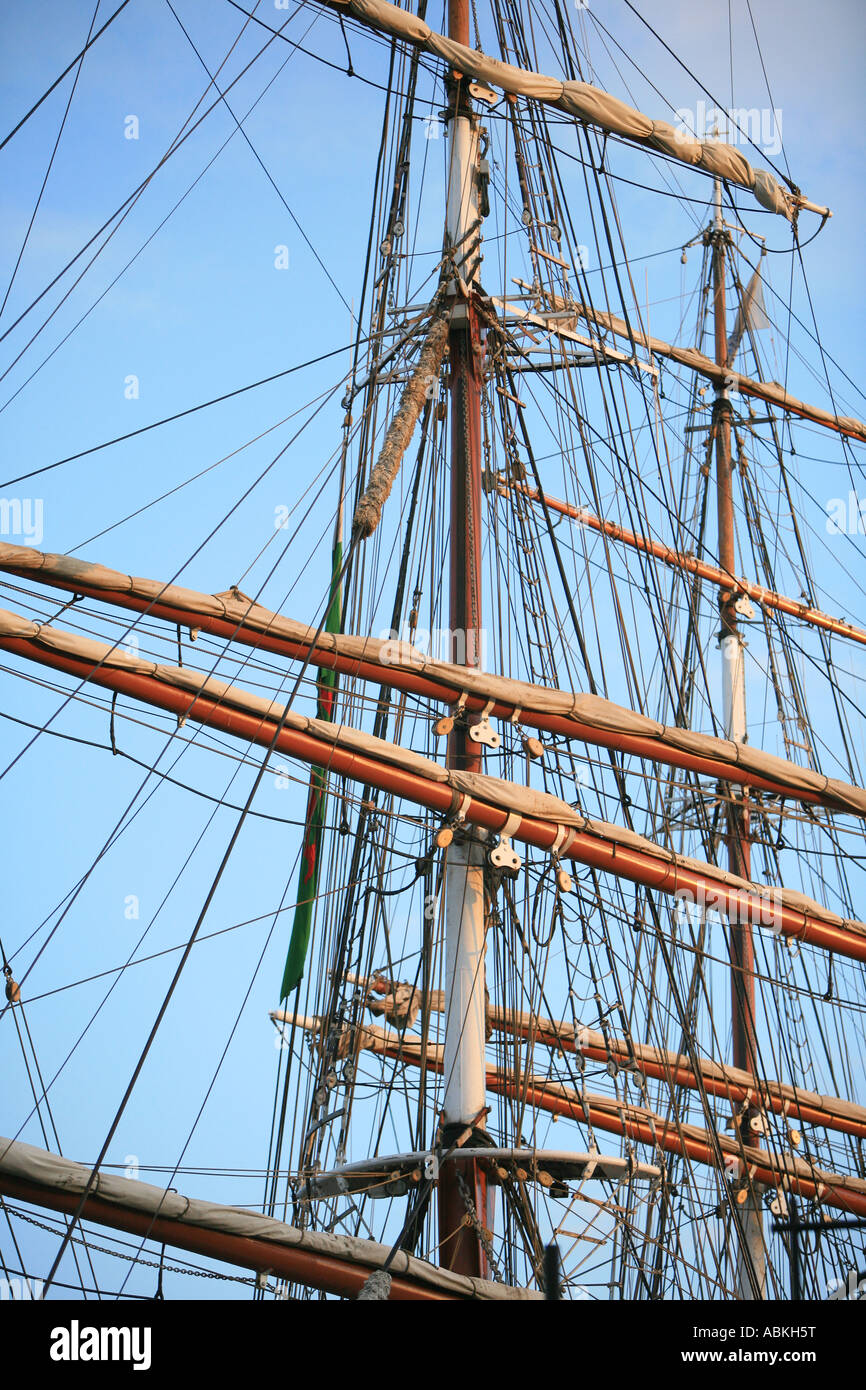 Tall ship youth trust Stavros s niarchos sailing ship Stock Photo - Alamy
