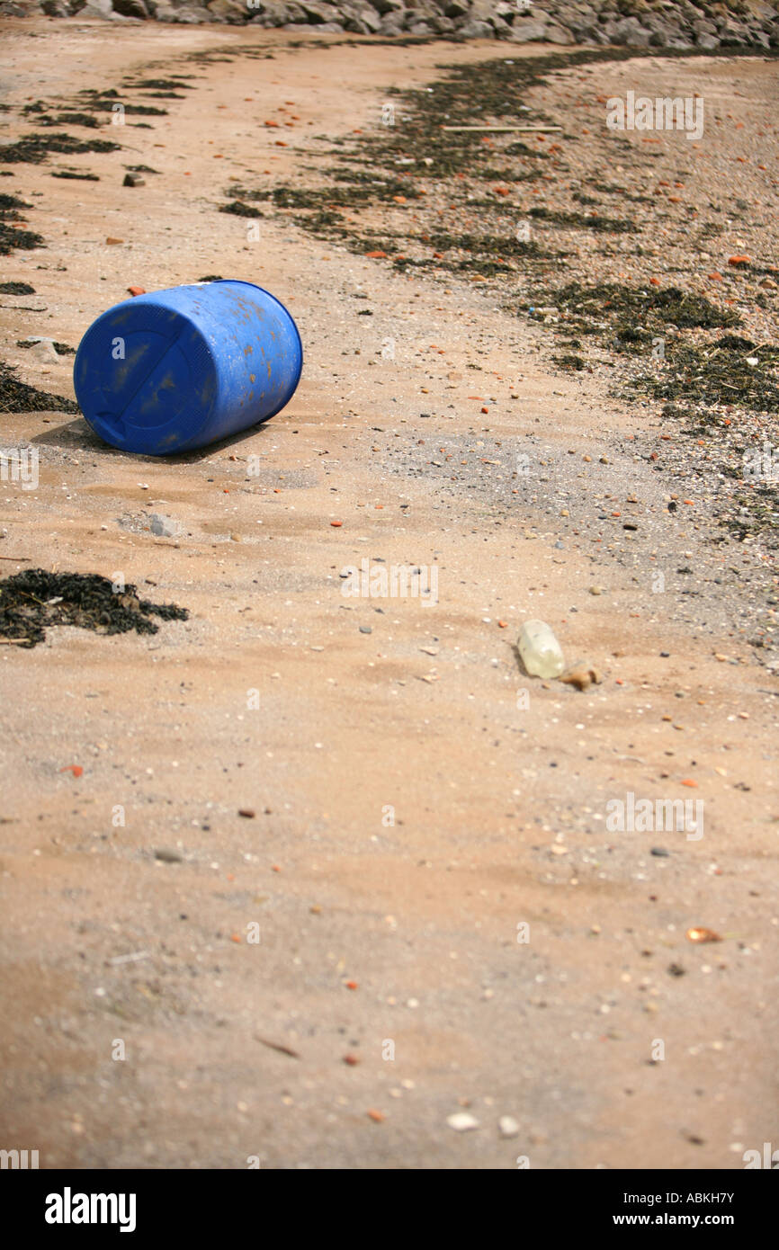 Plastic barrel washed up on beach High Resolution Stock Photography and ...