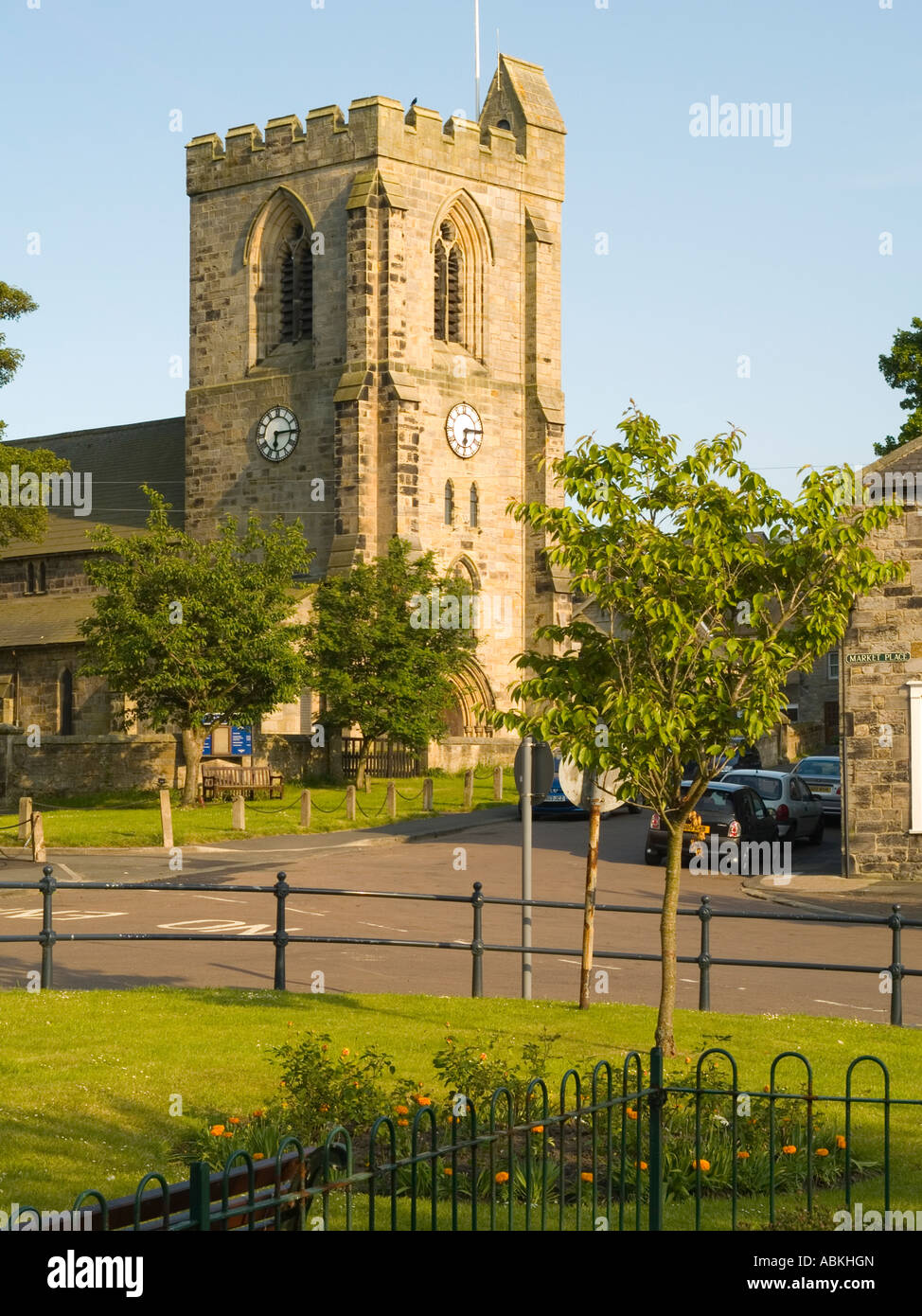 Northumberland rothbury village hi-res stock photography and images - Alamy