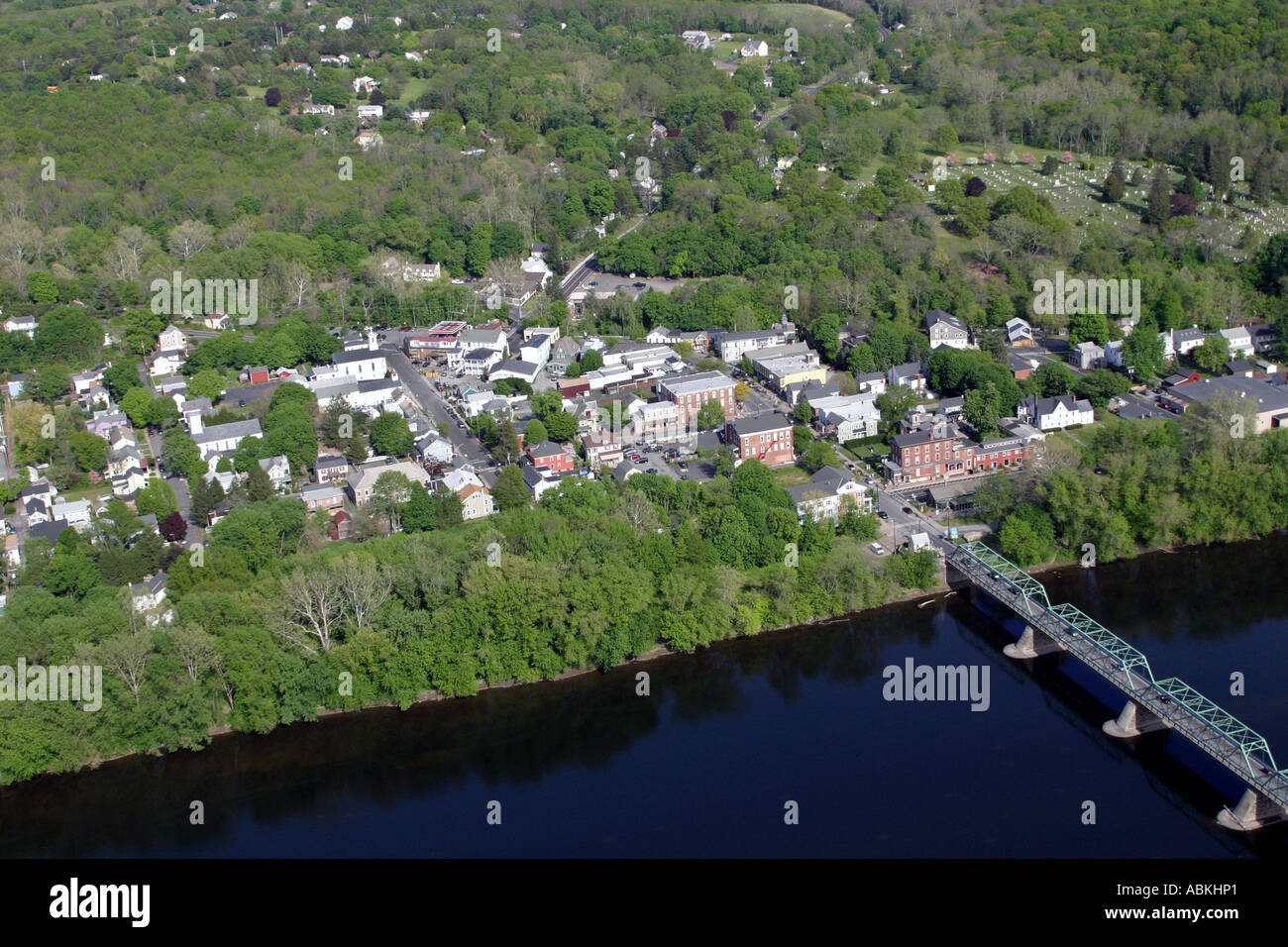 Frenchtown new jersey aerial hi-res stock photography and images - Alamy